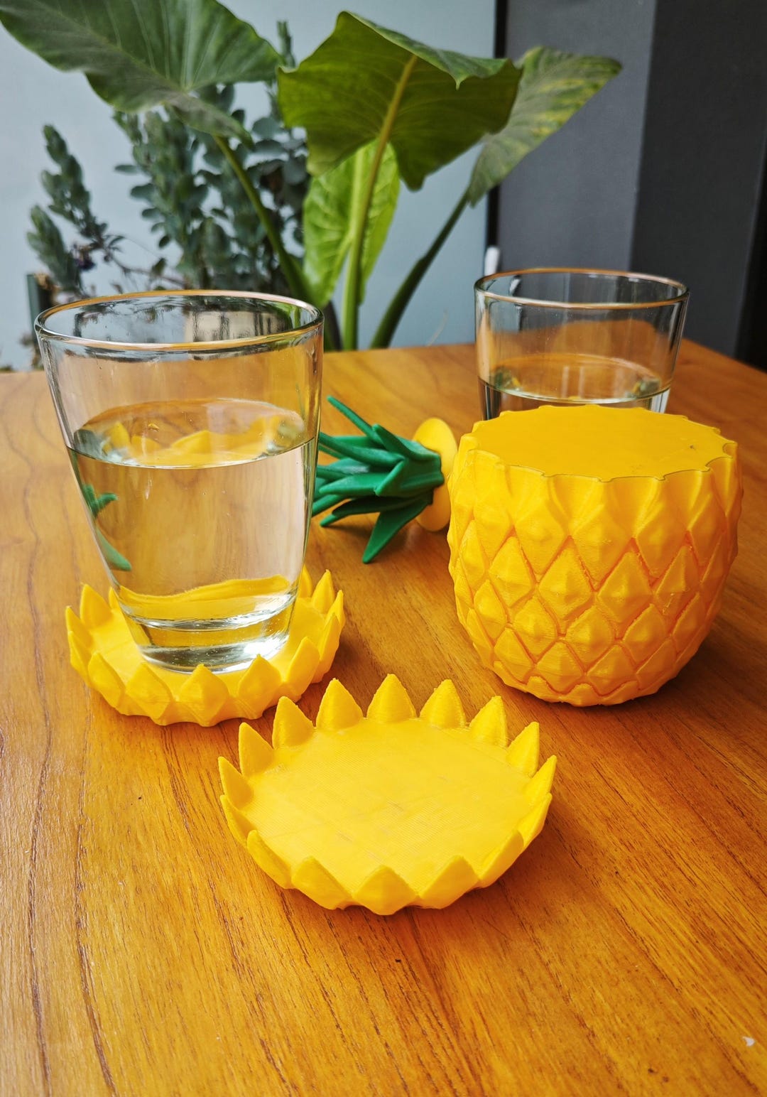 Stackable Pineapple Coasters - 3D Printed - Etsy