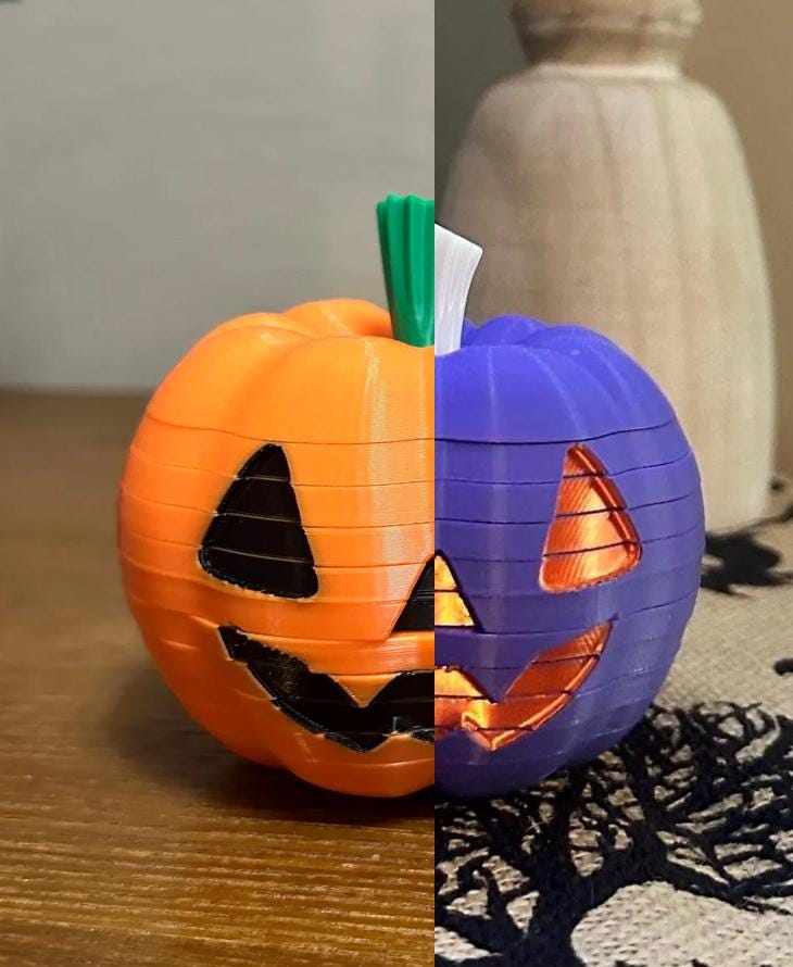 Stackable Pumpkin Coasters 3D Printed Shipped USPS Priority Halloween ...