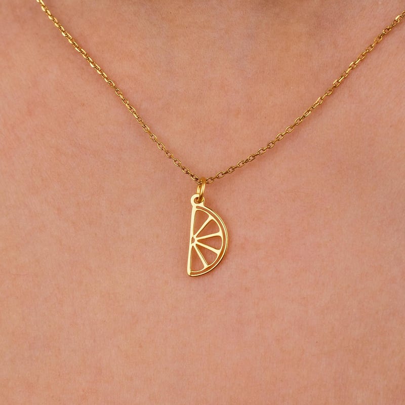 Lemon Jewelry Gold Plated - Etsy