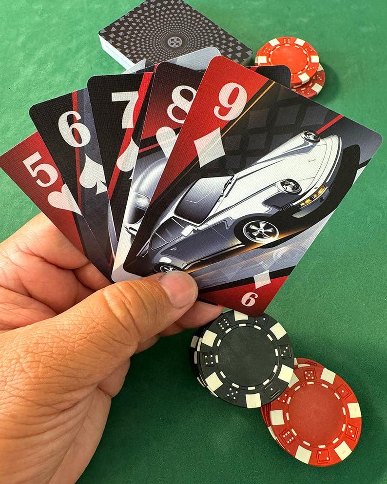 Car Cards – illustrated Classic Car Poker Deck - Etsy
