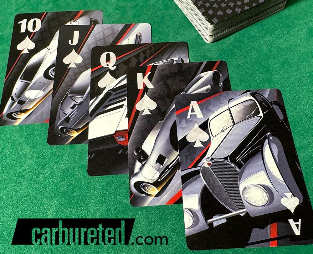 Car Cards – illustrated Classic Car Poker Deck - Etsy