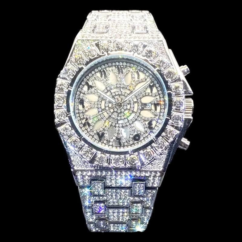 Lab Diamond Watch - Etsy