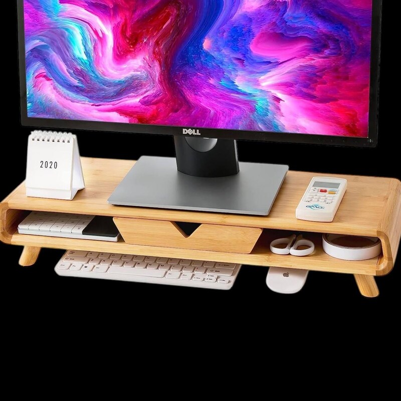 Wood Monitor Stand - Etsy