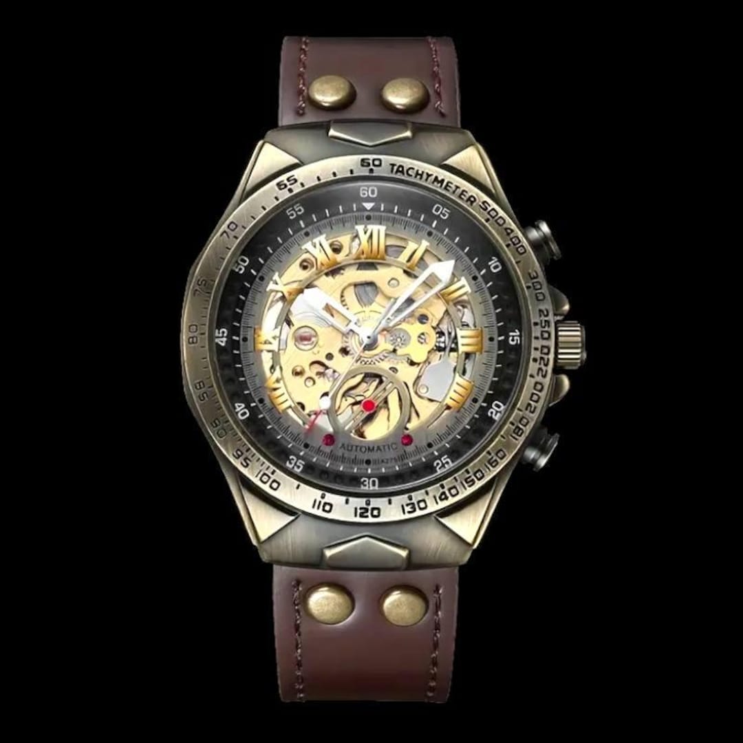 Men's Vintage Mechanical Watch Classic Business-ready Design With ...