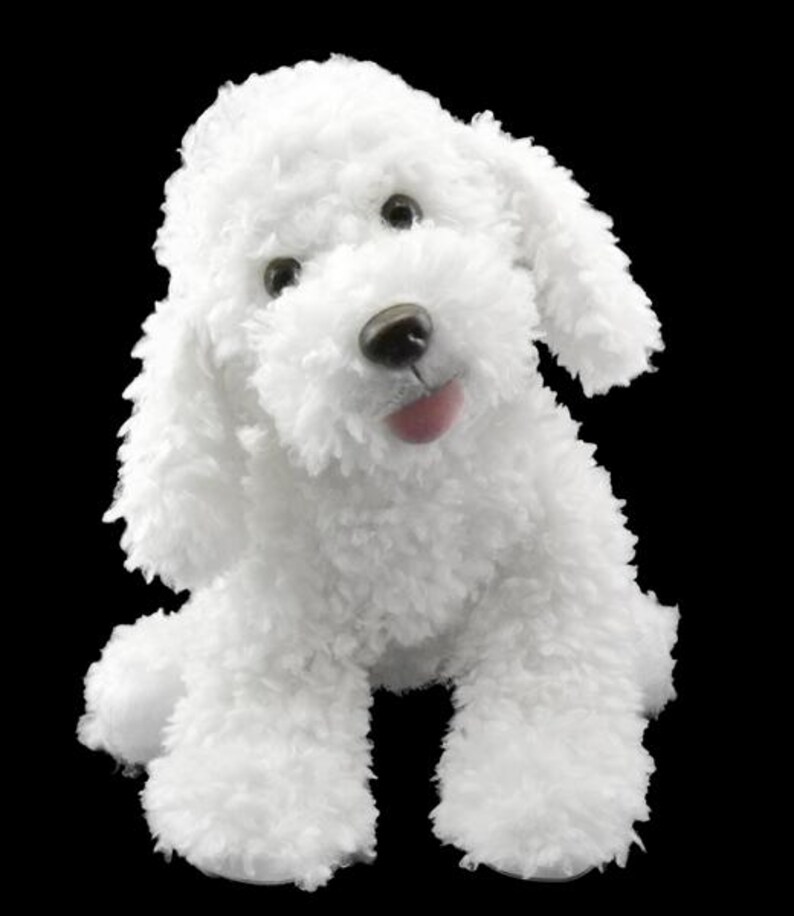 Build Your Own White Scruffy Dog Stuffed Animal Kit 16" – Unique Gift ...