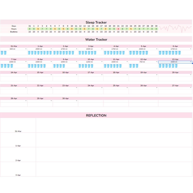 Ultimate Habit Tracker Spreadsheet Grow Cherry Blossom Trees, Google ... Ultimate Habit Tracker Spreadsheet Grow Cherry Blossom Trees, Google ...