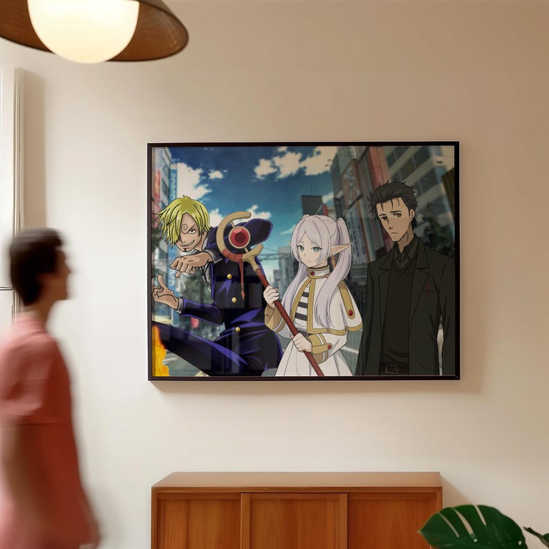 CUSTOM ANIME POSTER, Personalized Anime Poster, Poster, Handmade ...