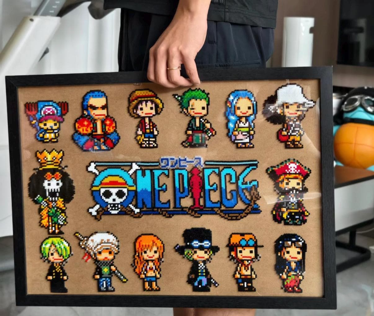 One Piece Perler Bead Pattern Set- Digital Download, PDF Instructions ...