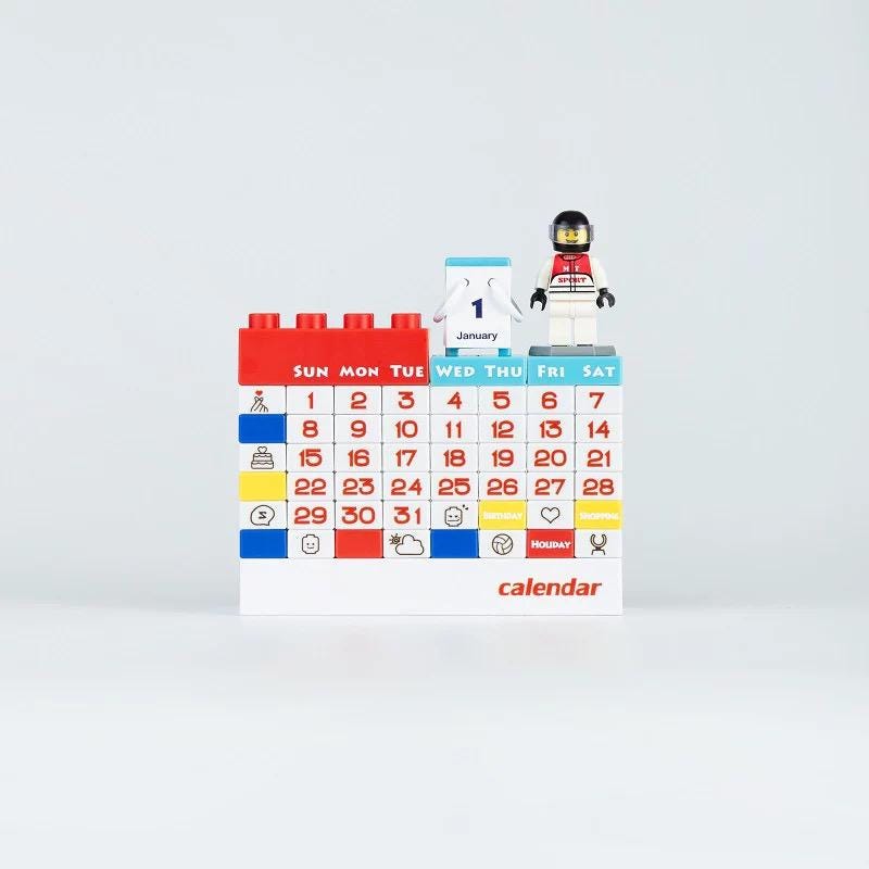 DIY Brick Calendar Kit Build Your Own Custom Calendar Multiple Design ...