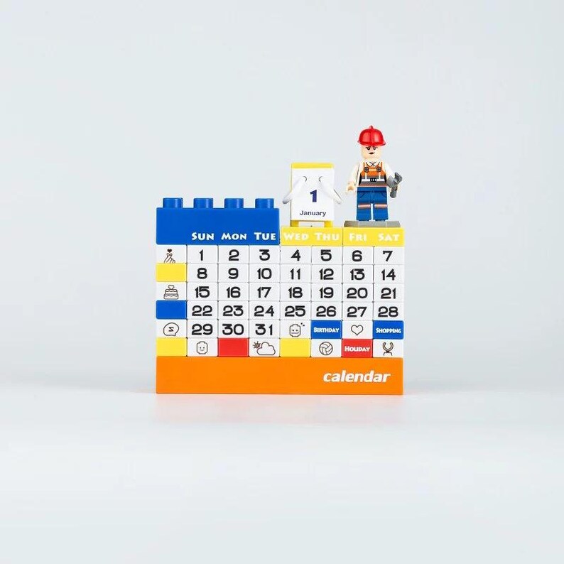 DIY Brick Calendar Kit Build Your Own Custom Calendar Multiple Design ...