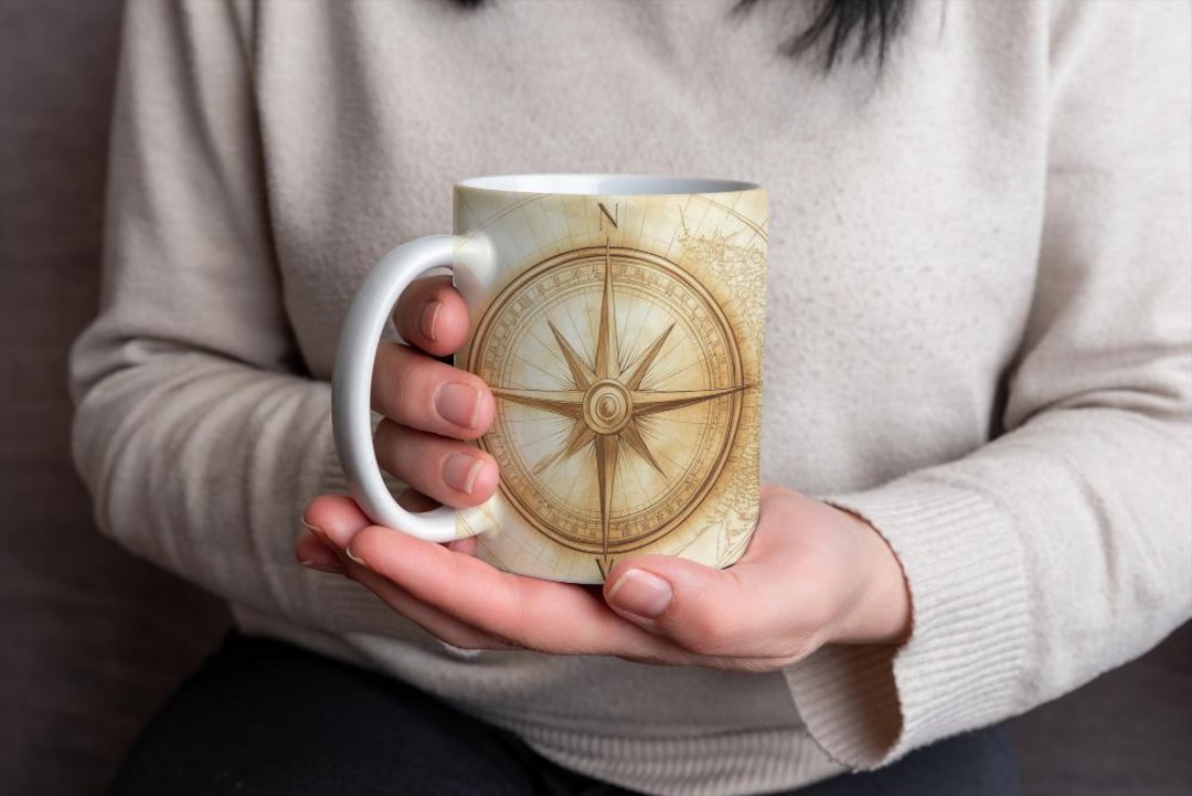 Vintage Maps Mug , Old-world Map Design , Travel Enthusiast Gift ...