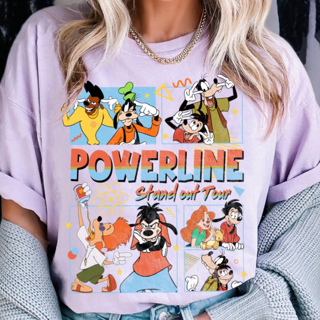 Max Goof Friend Goofy Roxanne Stand Out Comfort Color T-shirt ...