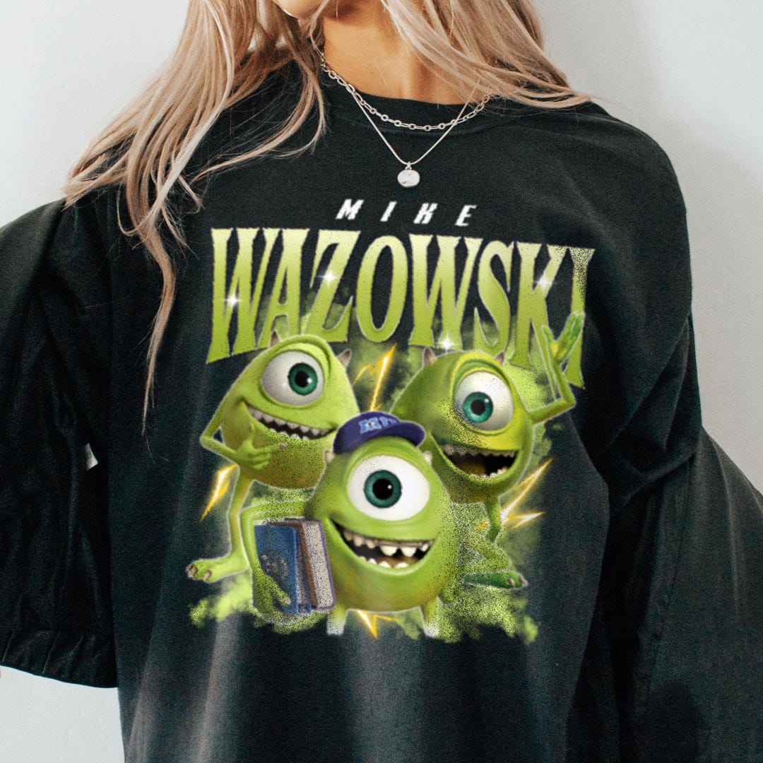Mike Wazowski Retro Comfort Color T-shirt, Valentine Gift, Trending ...