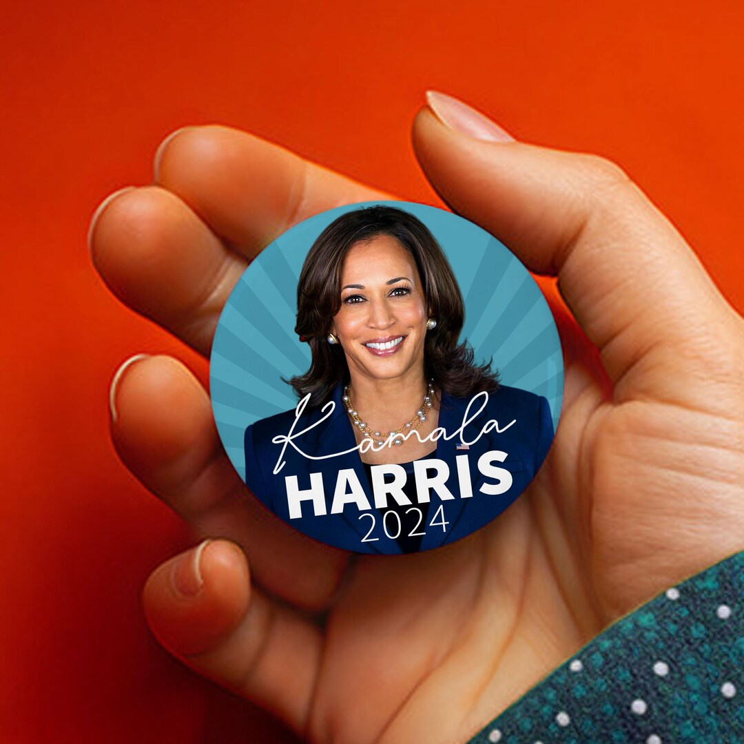Kamala Harris for President Button 2024, Kamala Harris 2024 Button ...