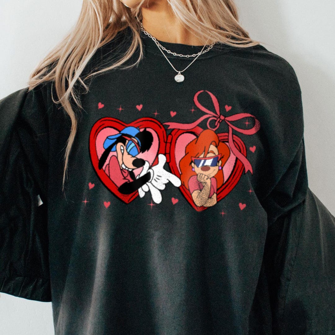 Max and Roxane Couple Locket Comfort Color T-shirt, Valentine Gift ...