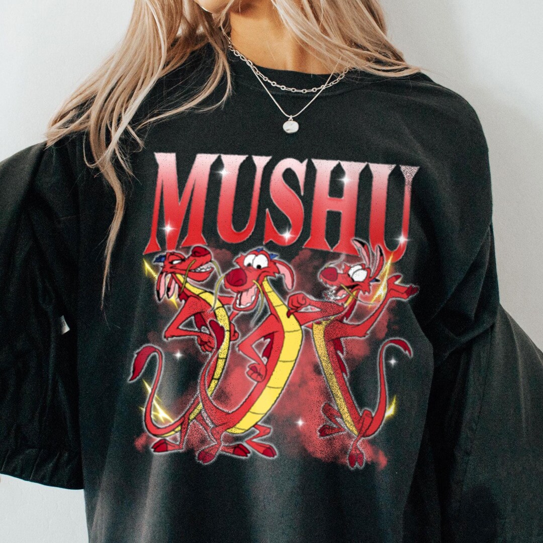 Mushu Retro Comfort Color T-shirt, Valentine Gift, Trending Unisex Tee ...