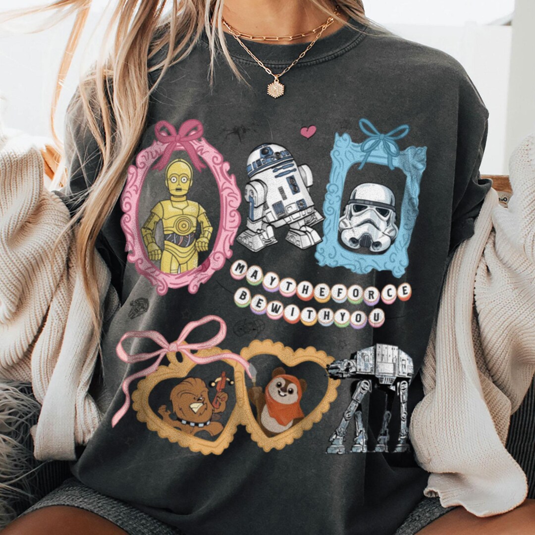 Star Wars Droid BB8 R2D2 Stormtrooper Ewok Endor Revenge of the Sith T ...