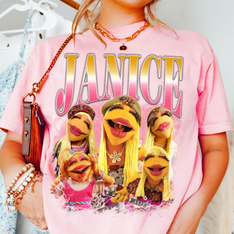 Janice the Muppets Comfort Colors Shirt, Electric Mayhem Tee - Etsy