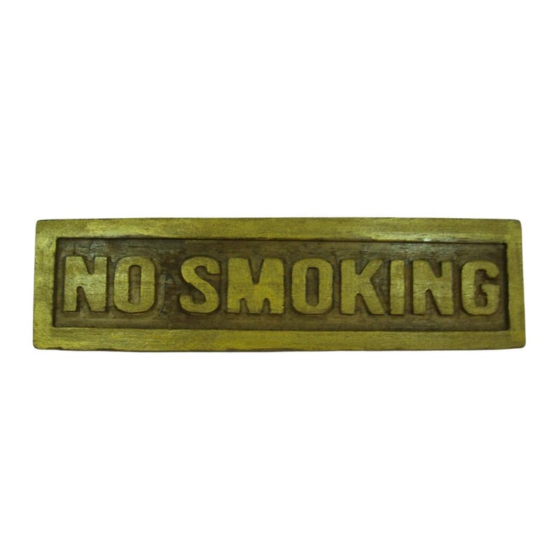 Handcrafted Reclaimed Wood Handmade Reclaimed Wood No Smoking Sign ...