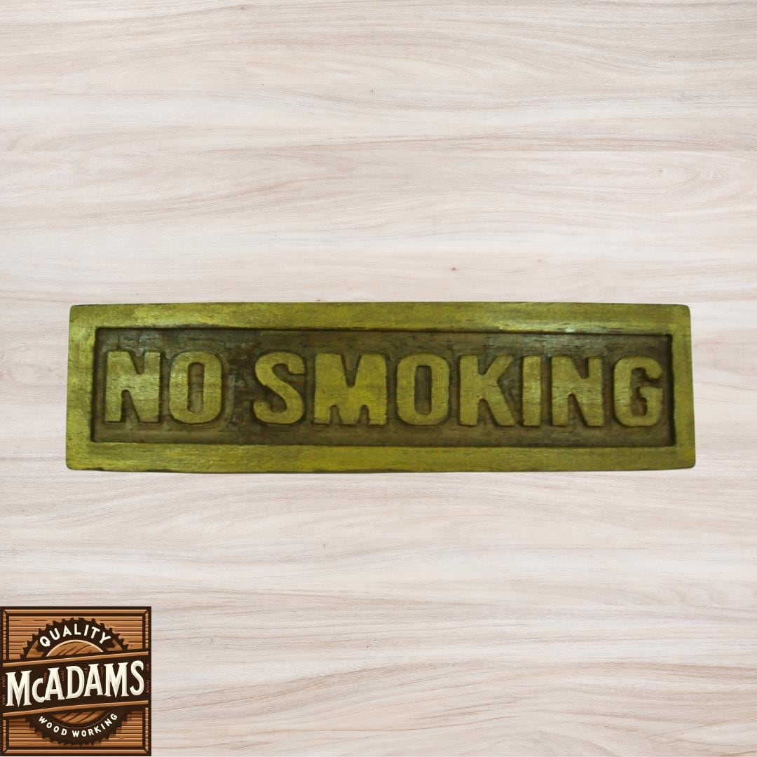Handcrafted Reclaimed Wood Handmade Reclaimed Wood No Smoking Sign ...