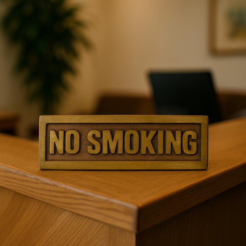Handcrafted Reclaimed Wood Handmade Reclaimed Wood No Smoking Sign ...