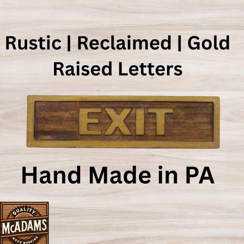 Reclaimed Wood Sign - Etsy