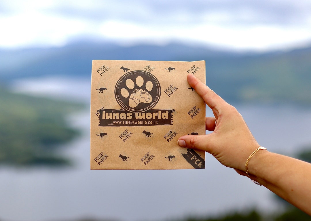 Poop Paper 50 Pack Plastic Free 100% Biodegradable - Etsy