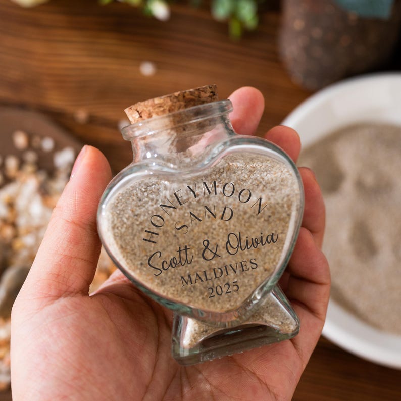 Vacation Beach Keepsake Sand Bottle,memory Jar Personalized Sand Gift ...