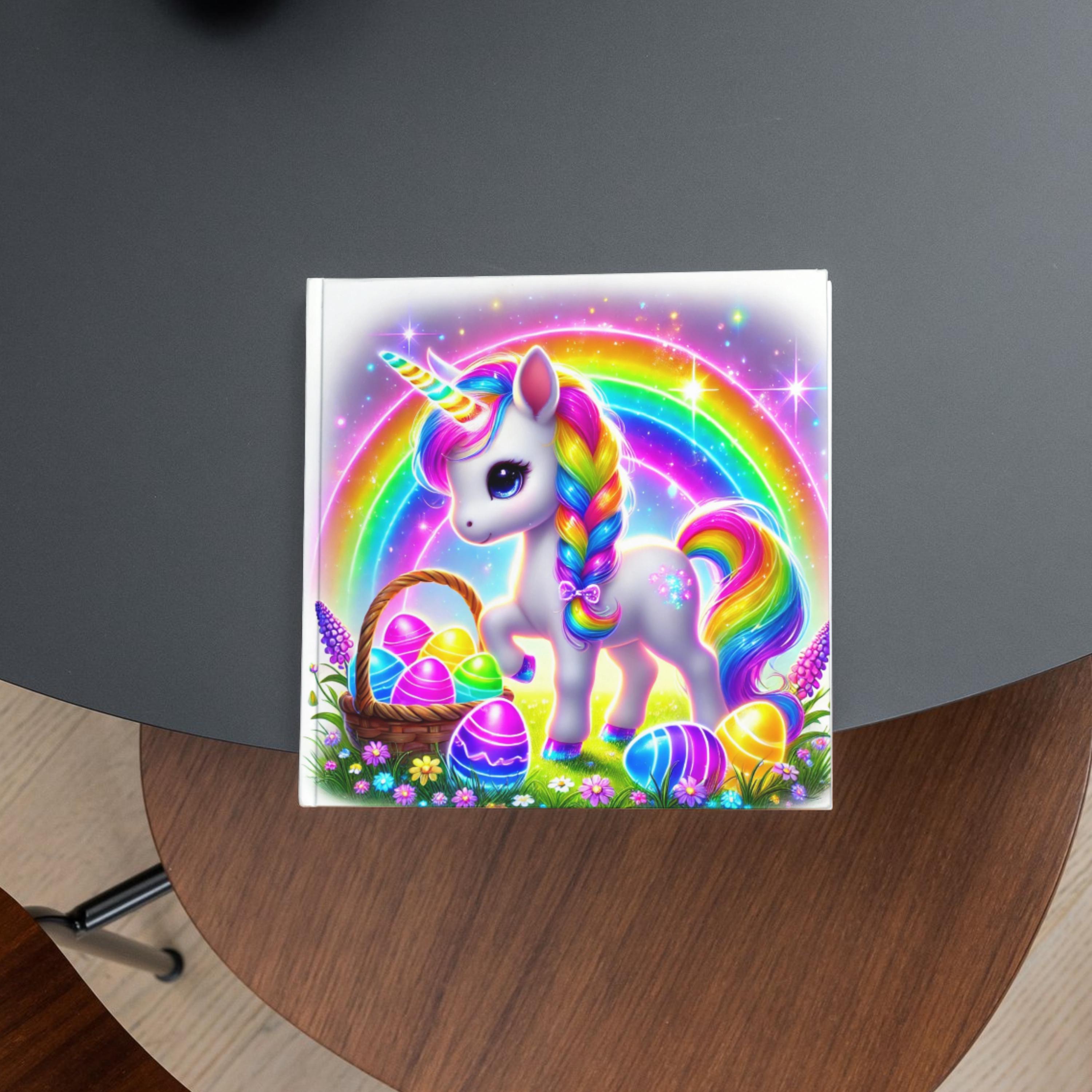 Easter Unicorn Clipart -rainbow Glow Eggs JPG - Digital Download for ...