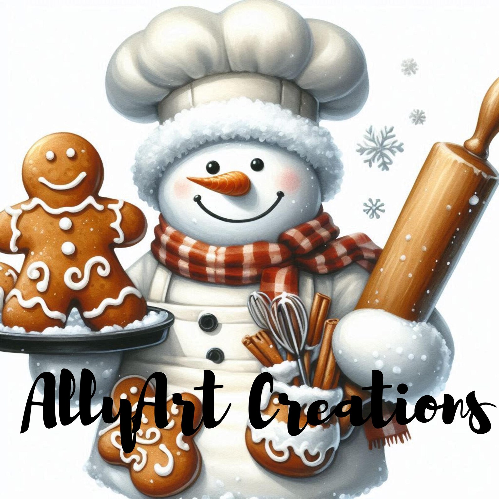 Christmas Snowman Clipart – Cute Winter Snowman – Holiday Snowman ...