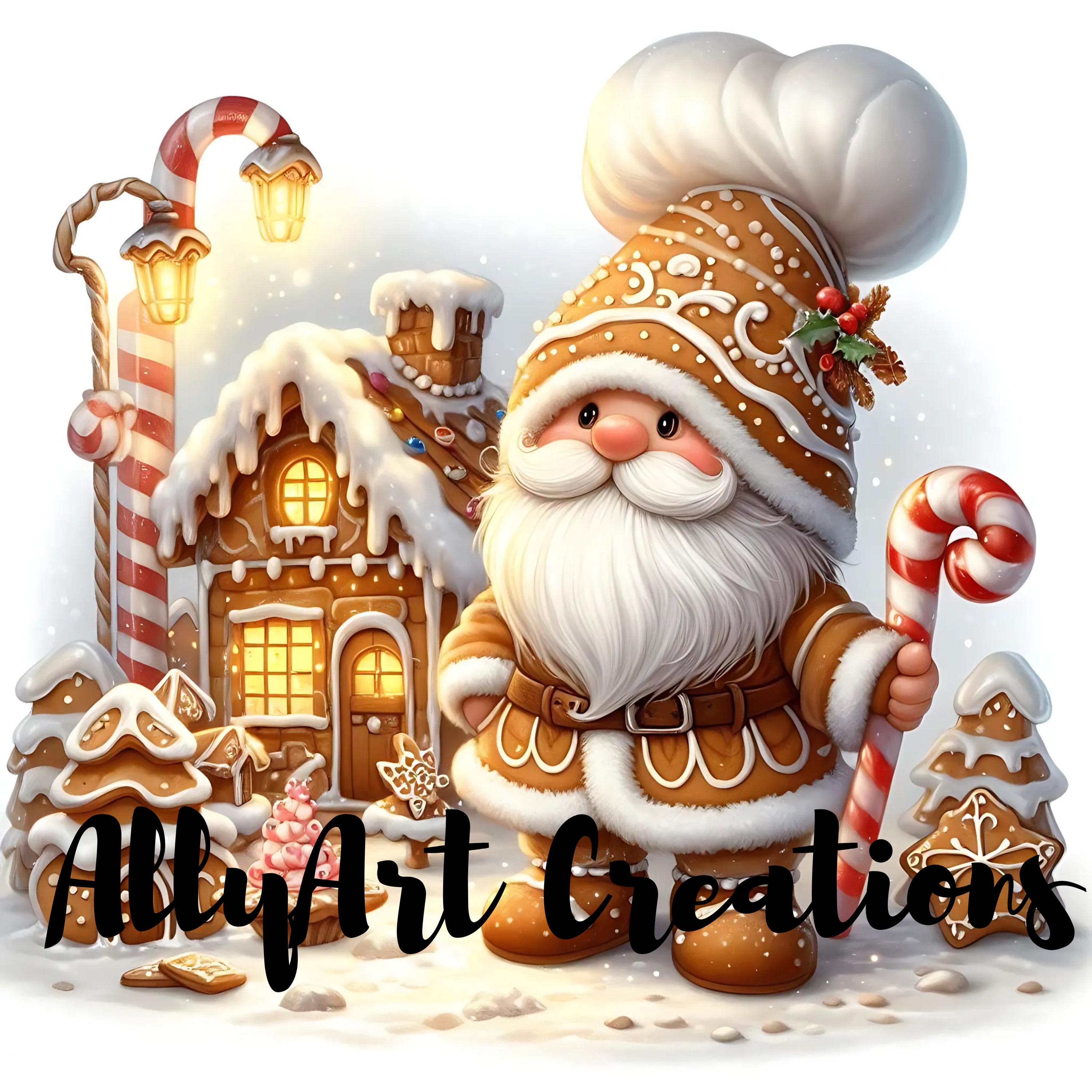 Gingerbread Winter Gnome Clipart - Gingerbread Gnome Clipart ...