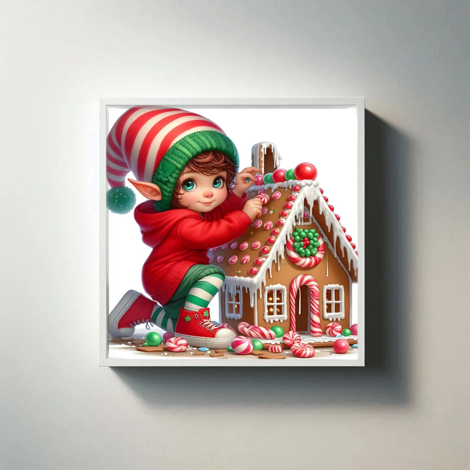 Christmas Elf Clipart – Cute Holiday Elf– Santa’s Helper Clipart ...