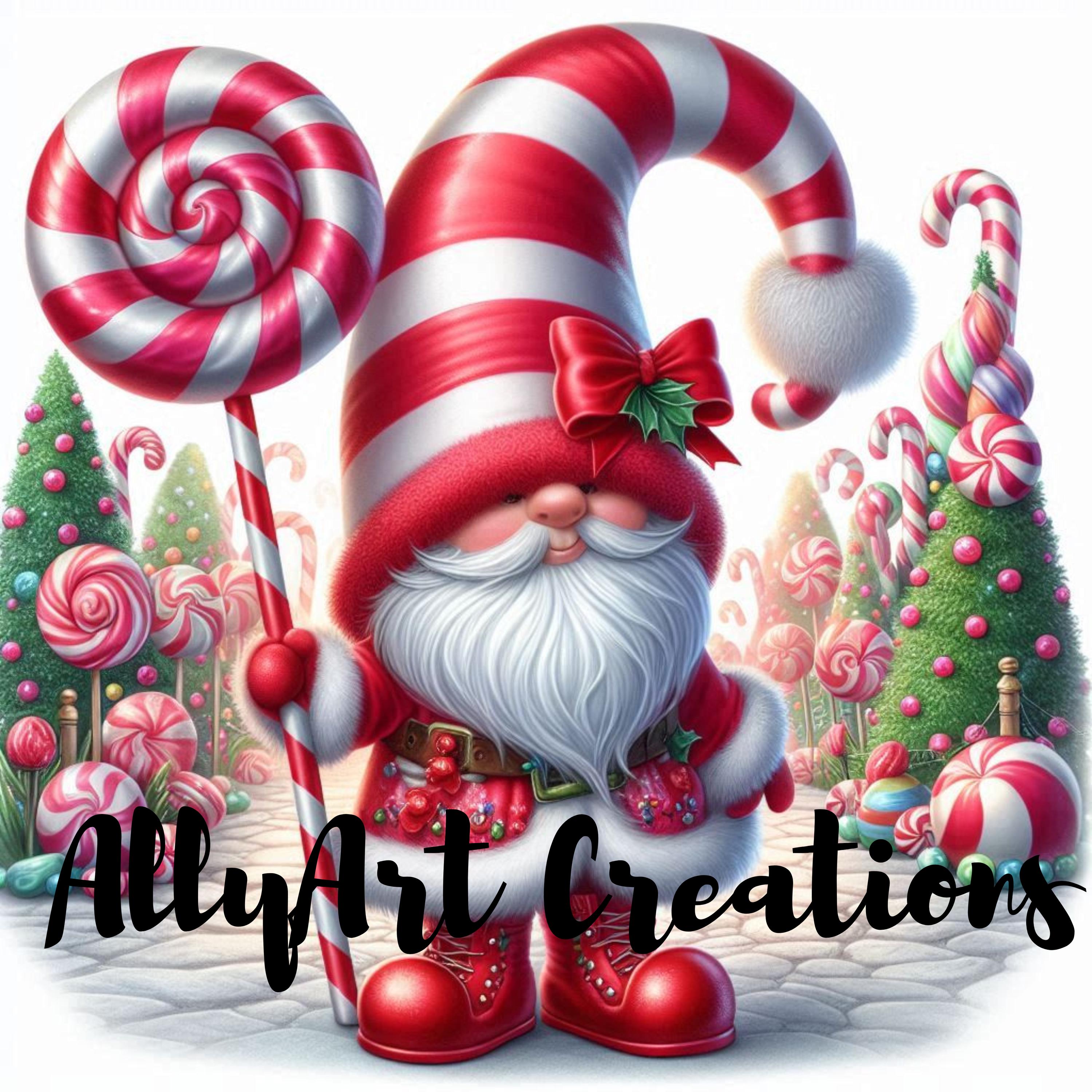 Christmas Gnome Clipart Set - Festive Gnome Clipart - Printable ...