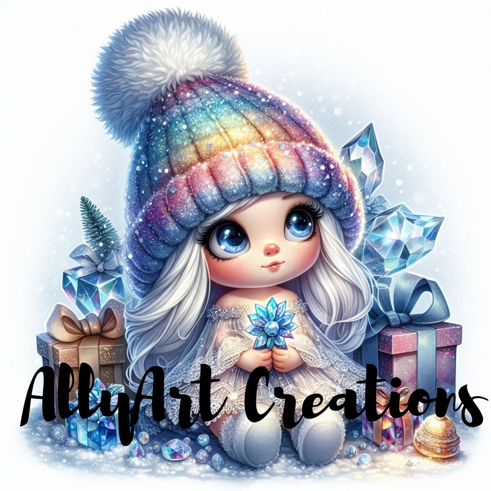 Christmas Gnome Clipart Set - Festive Gnome Clipart - Printable ...