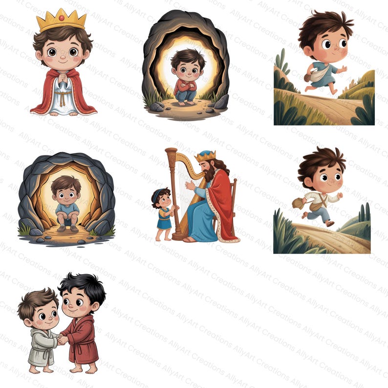 Old Testament Clipart - Biblical Character Clipart - Bible Story ...