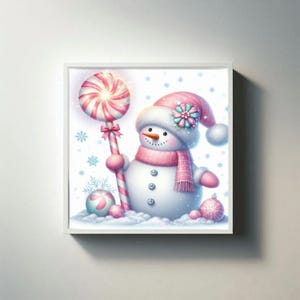 Christmas Snowman Clipart – Cute Winter Snowman – Holiday Snowman ...