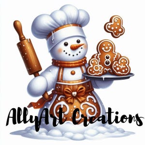 Christmas Snowman Clipart – Cute Winter Snowman – Holiday Snowman ...