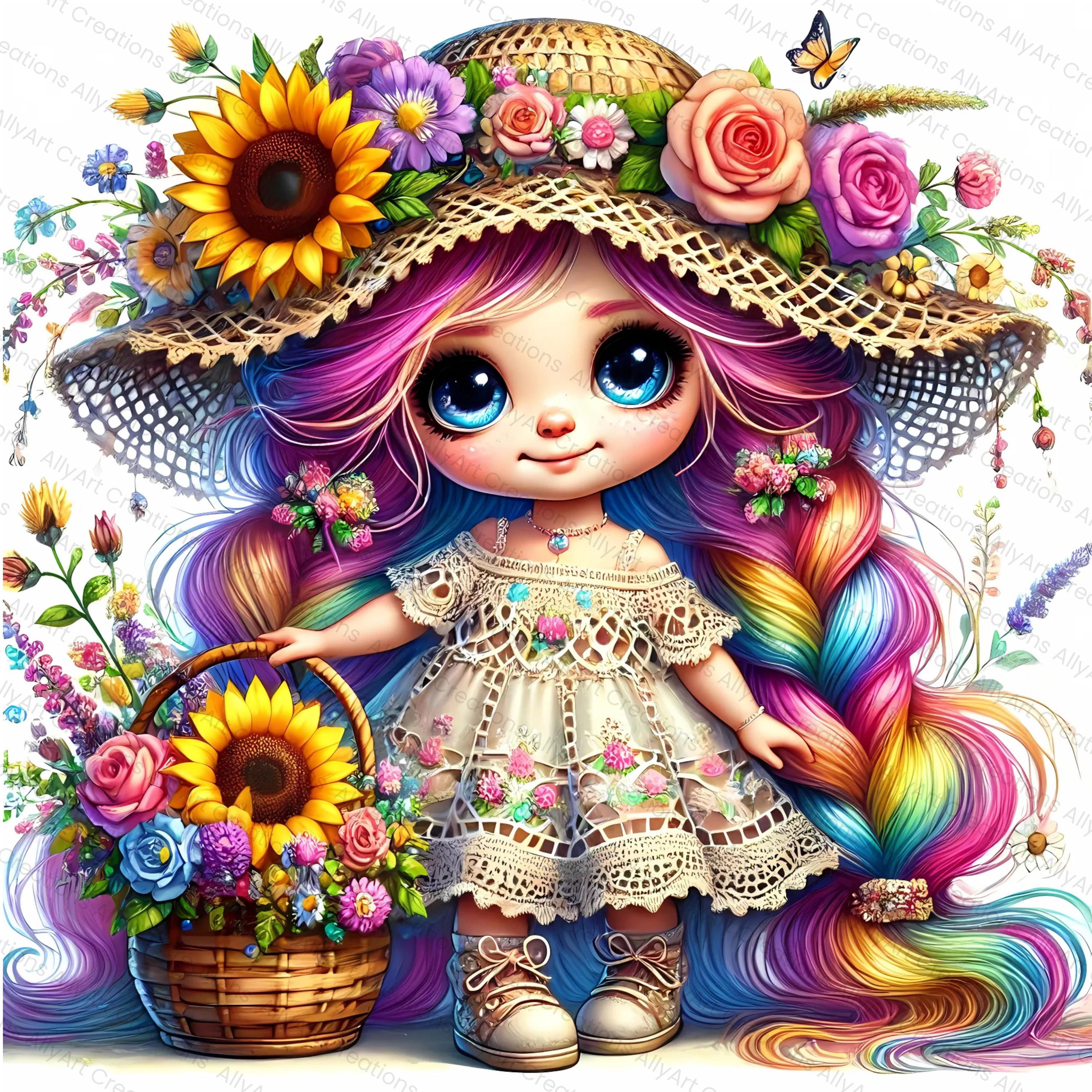 Spring Gnomes Clipart Bundle - High Quality Jpgs Download - Instant ...