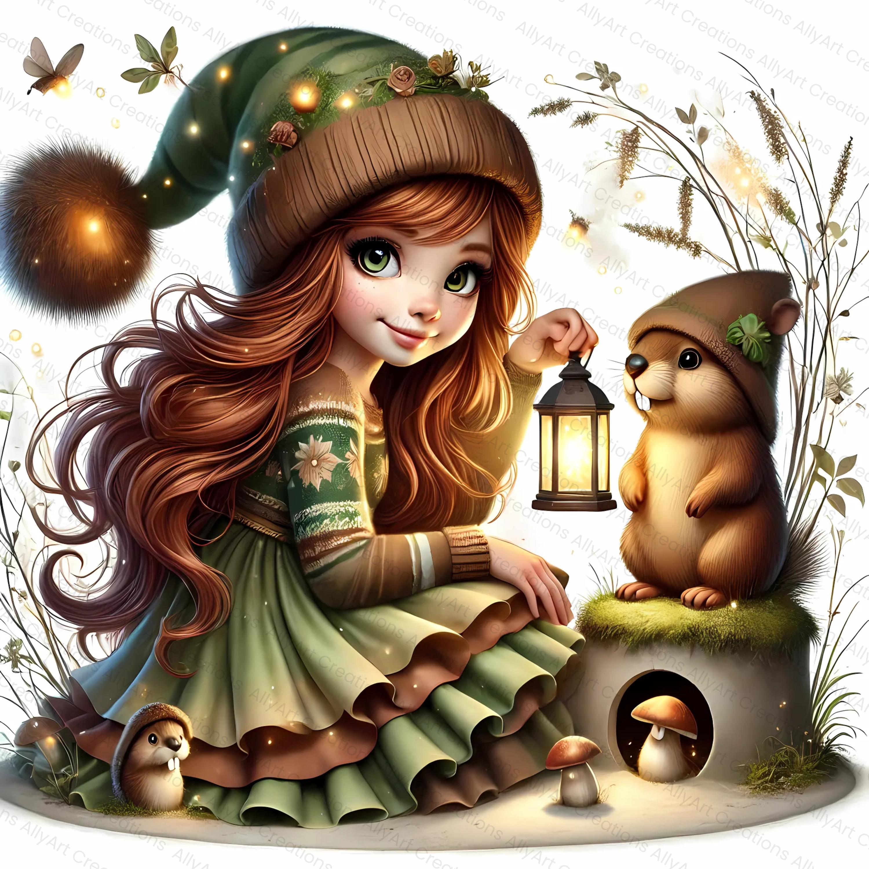 Groundhog Watercolor Clipart Bundle - Groundhog Clipart- Cute ...