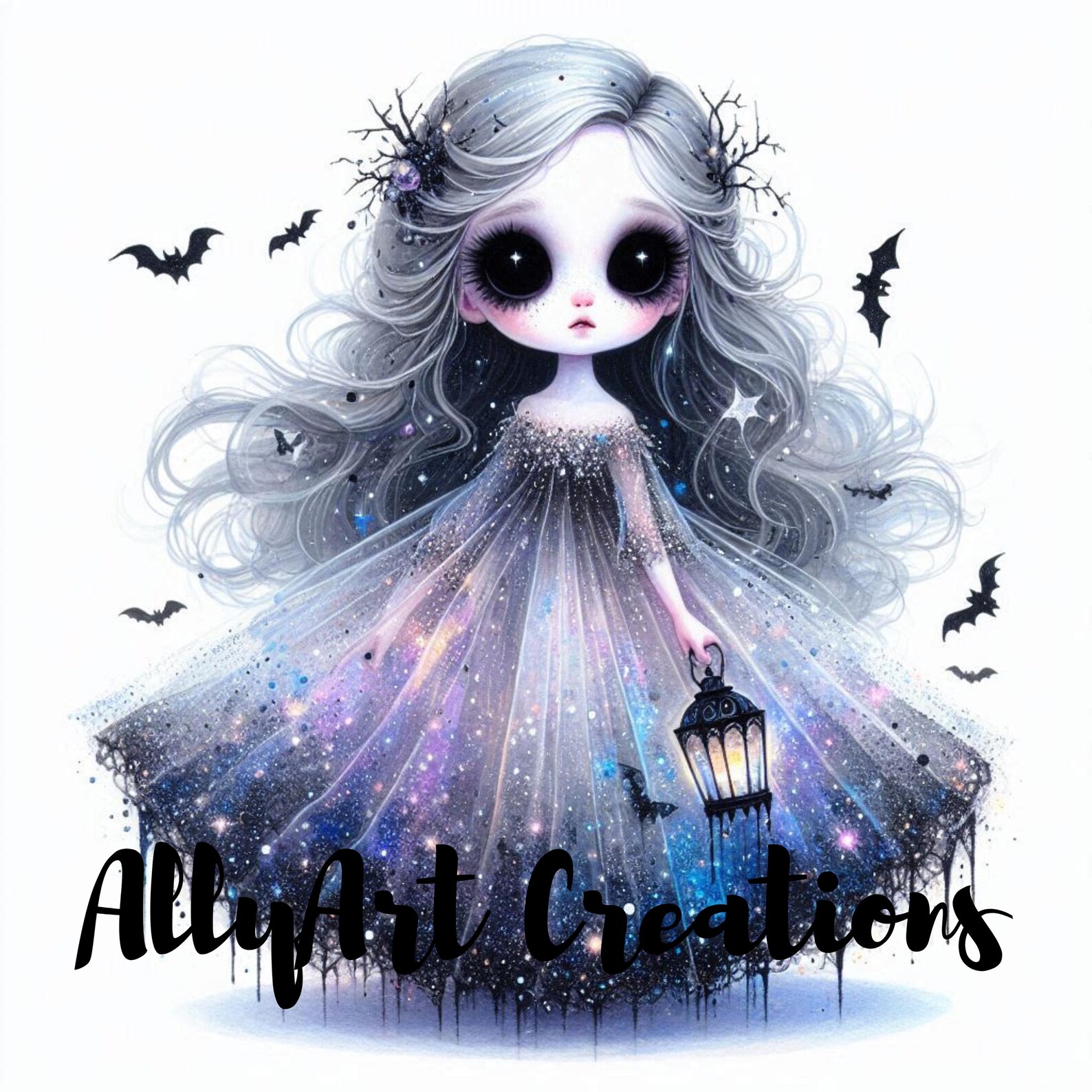 Zombie Bride Doll Clipart - Horror Bride Clipart - Gothic Bridal JPG ...