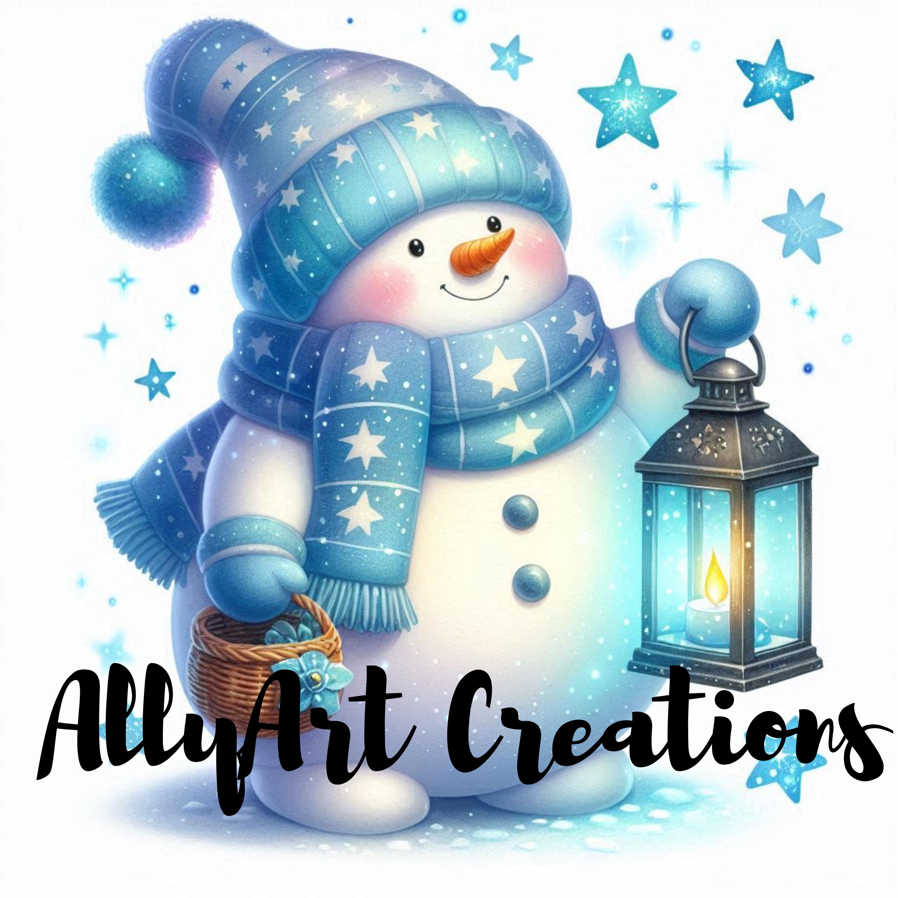 Christmas Snowman Clipart – Cute Winter Snowman – Holiday Snowman ...