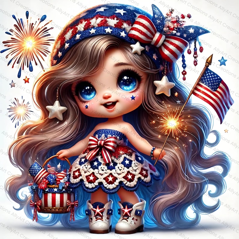 4th Of July Gnome Clipart American Pride Jpg Gnomes Sublimation
