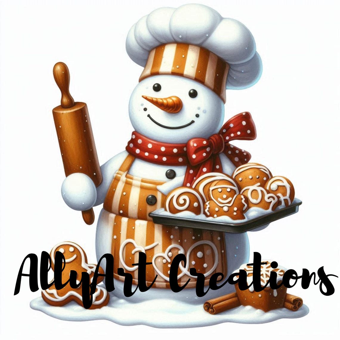 Christmas Snowman Clipart – Cute Winter Snowman – Holiday Snowman ...