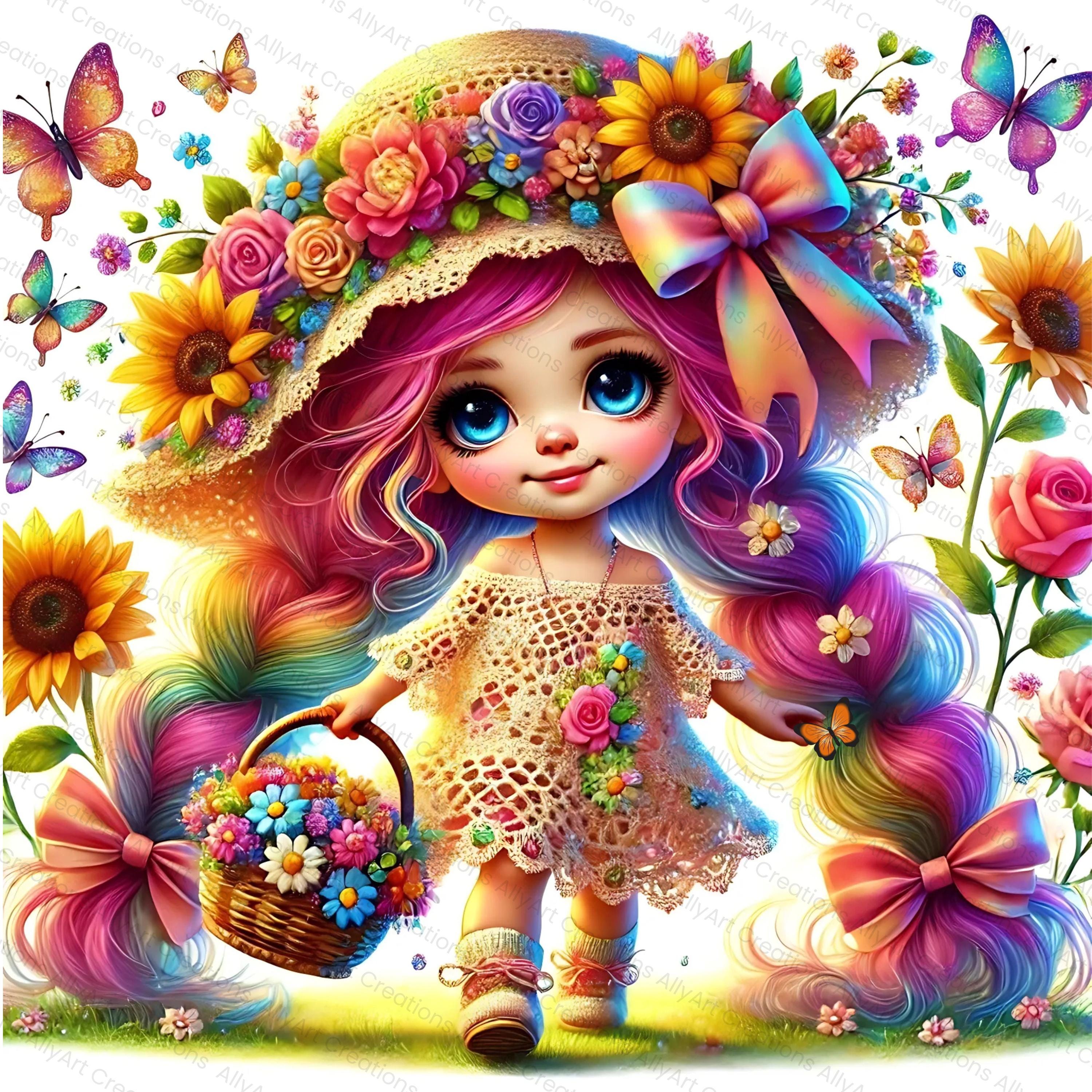 Spring Gnomes Clipart Bundle - High Quality Jpgs Download - Instant ...