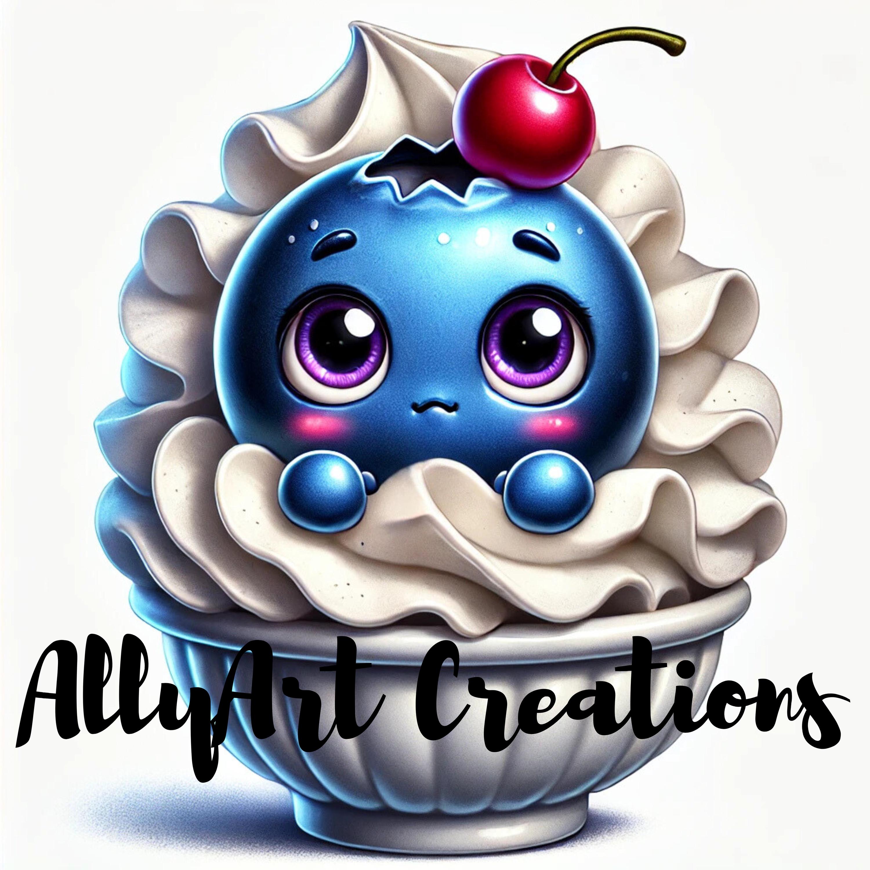 Summer Fruits Clipart - Watercolor Fruit JPG - Cute Kawaii Fruit ...