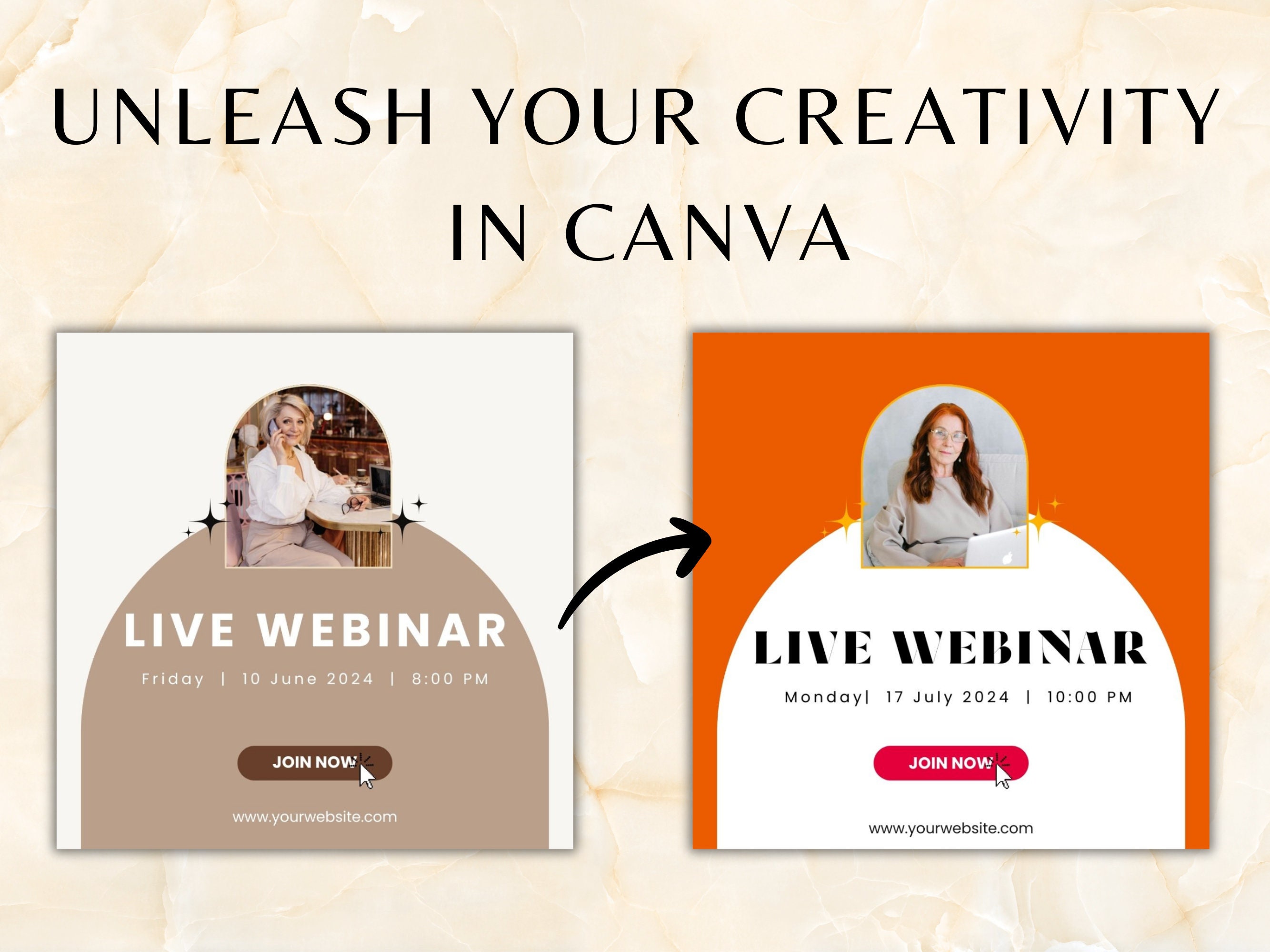 50 Instagram Templates for Course Creators Canva Templates Editable ...