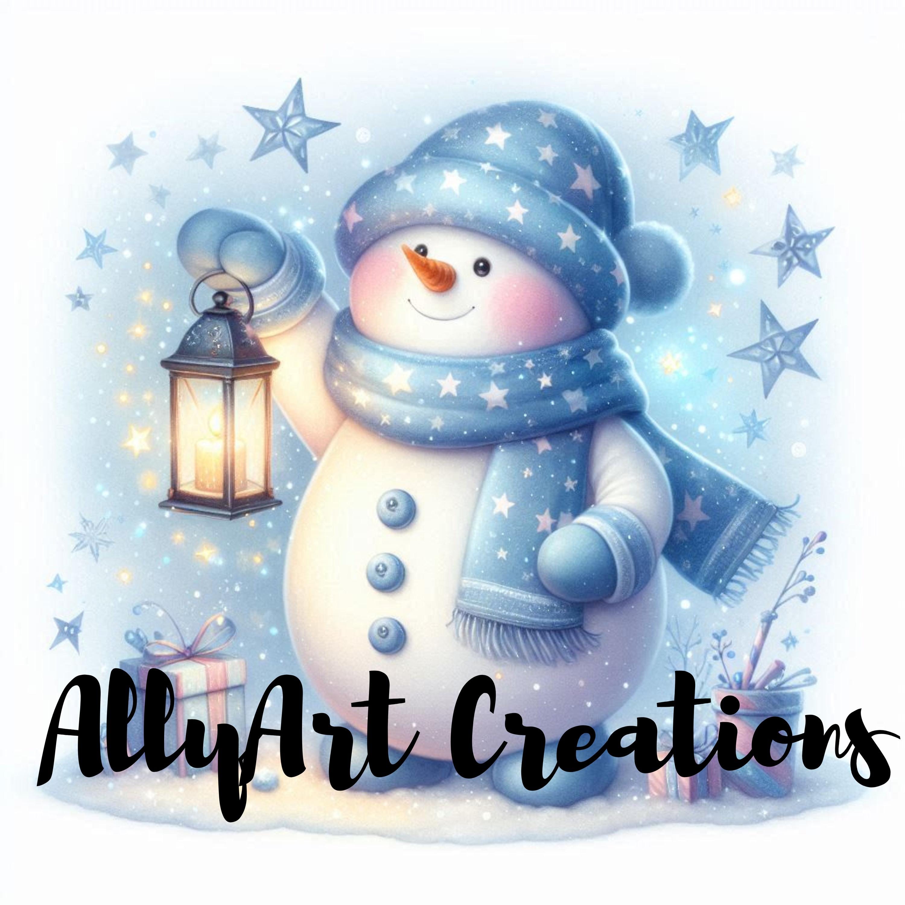 Christmas Snowman Clipart – Cute Winter Snowman – Holiday Snowman ...