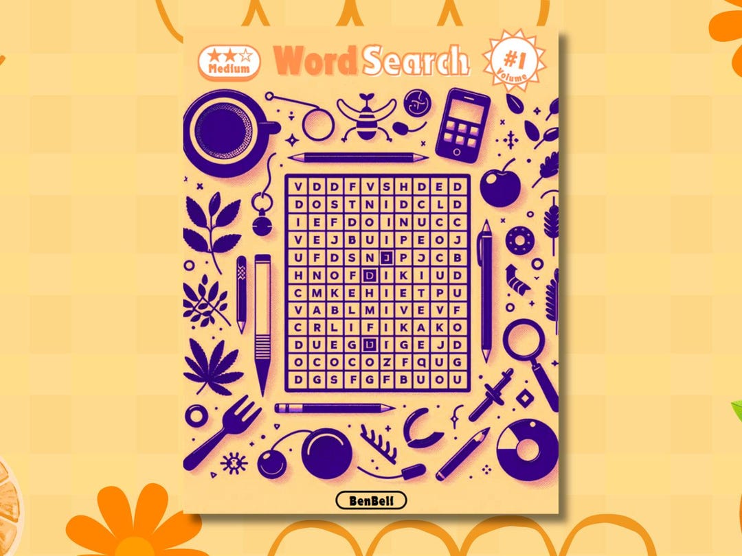 Word Search Puzzle Book, Bundles Printable Puzzles, Fun Educational ...