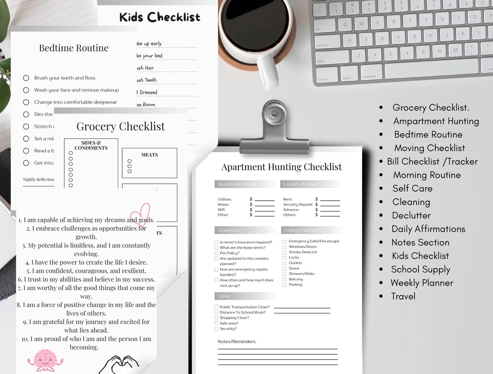 The Ultimate Checklist Bundle - Etsy