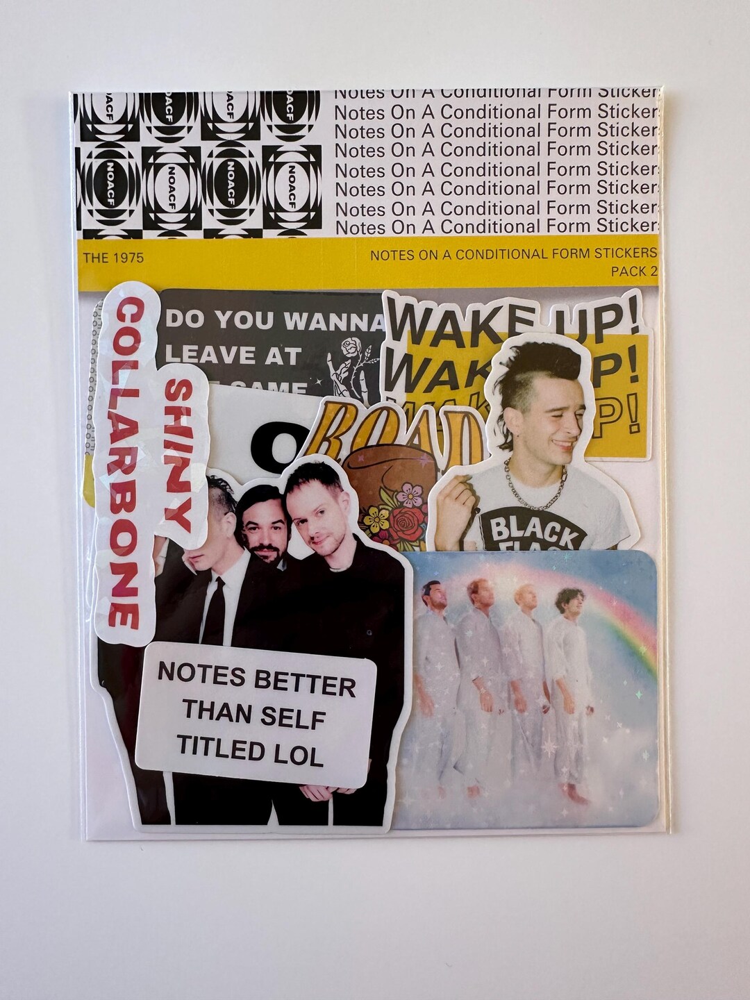 The 1975-inspired Notes on a Conditional Form Sticker Pack 2 – 10 Fan ...